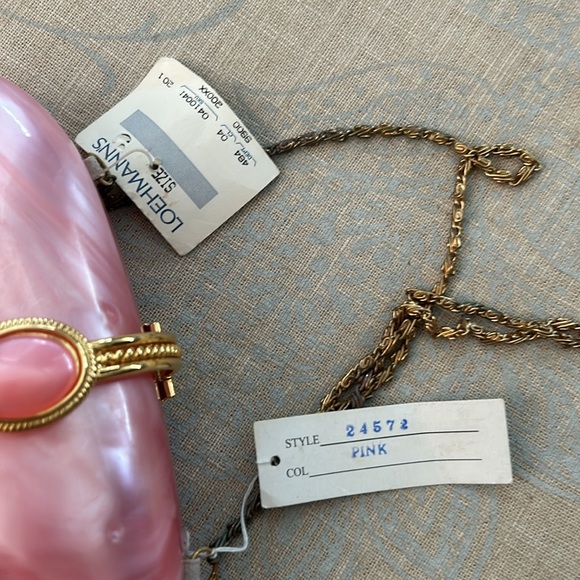 Elan | Bags | Nwt Elan Deadstock Vintage Pink Metallic Clutch Mini ...